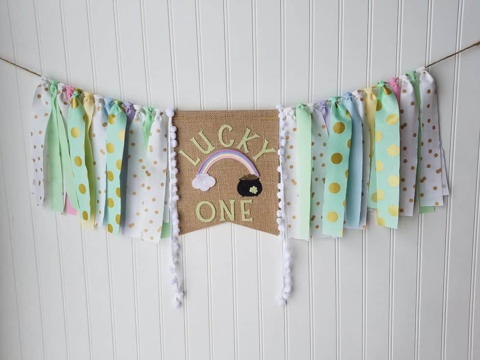 30 Beautiful First Birthday High Chair Banners | Shabby Mint Chic Party