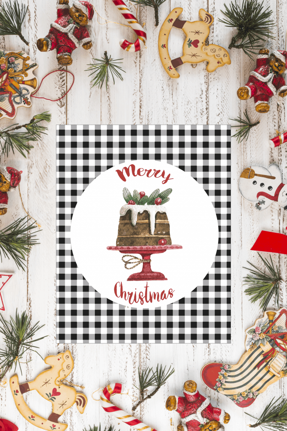 Free Printable Watercolor Christmas Gift Tags - Shabby Mint Chic Party