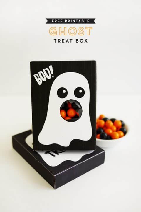 11 Boo-tiful Halloween ghost gift tags and boxes! | Shabby Mint Chic Party