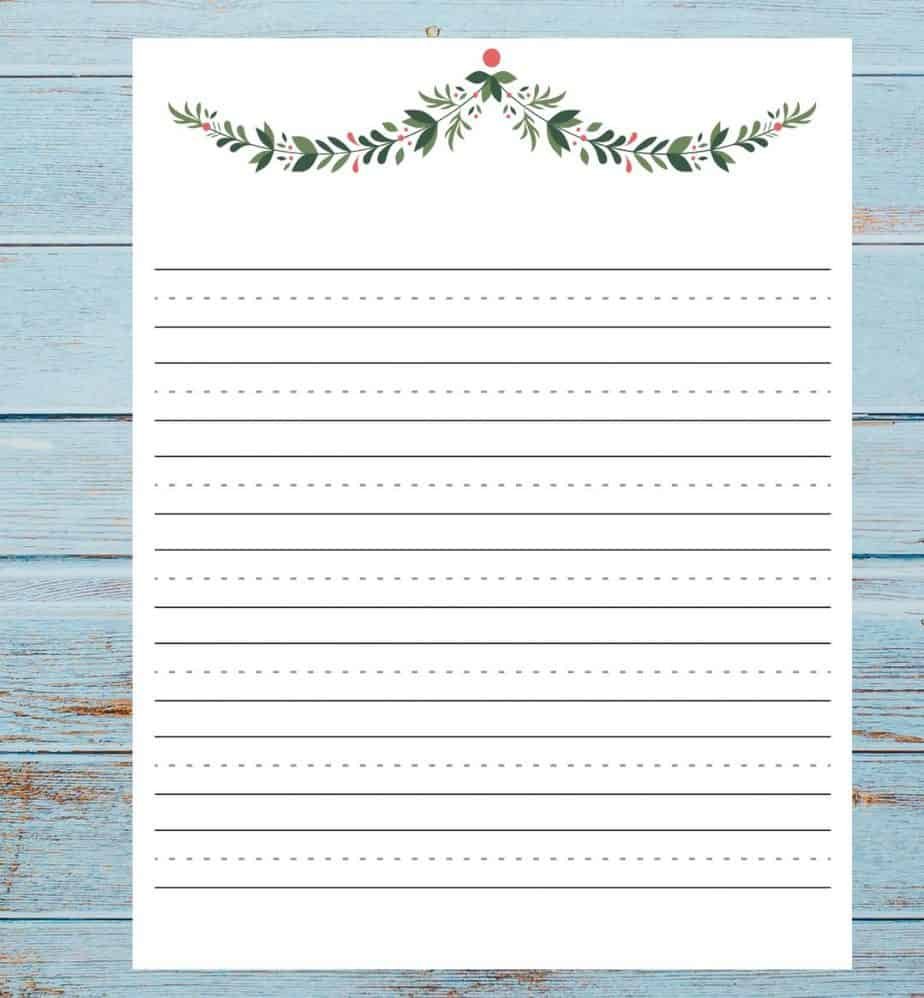 Free Letter to Santa paper for kids – Shabby Mint Chic Party