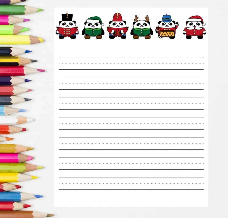 Free Letter to Santa paper for kids – Shabby Mint Chic Party