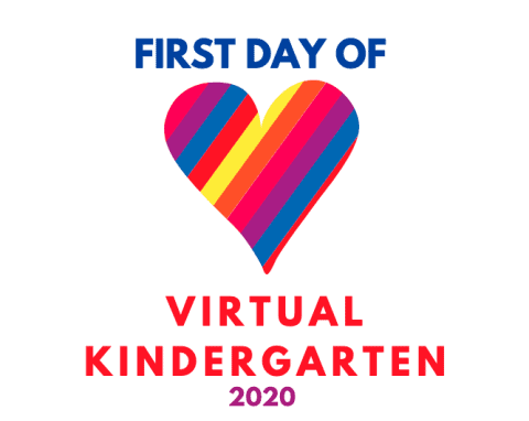 4 FREE First Day of Virtual School Signs | Shabby Mint Chic Party