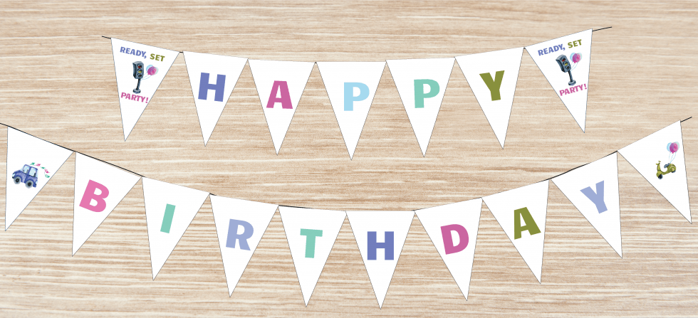 Birthday Car Parade Essentials + Free Printable | Shabby Mint Chic Party