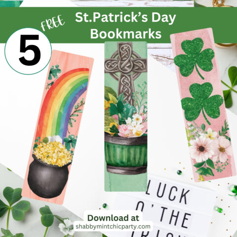 Celebrate St. Patrick’s Day with These Free Printable Bookmarks ...