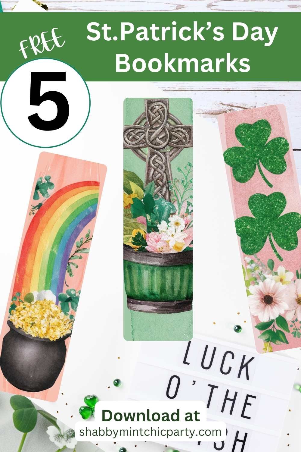 Celebrate St. Patrick’s Day with These Free Printable Bookmarks ...